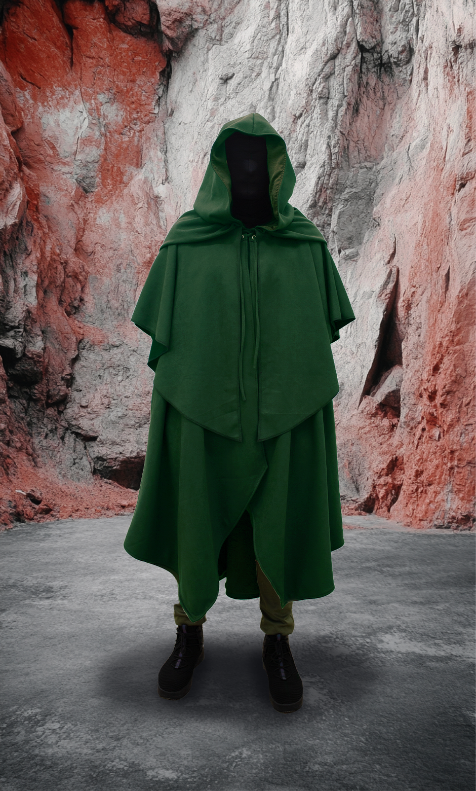 Knightweave Scout Cloak | Lightweight Hooded Fantasy Cosplay Cape
