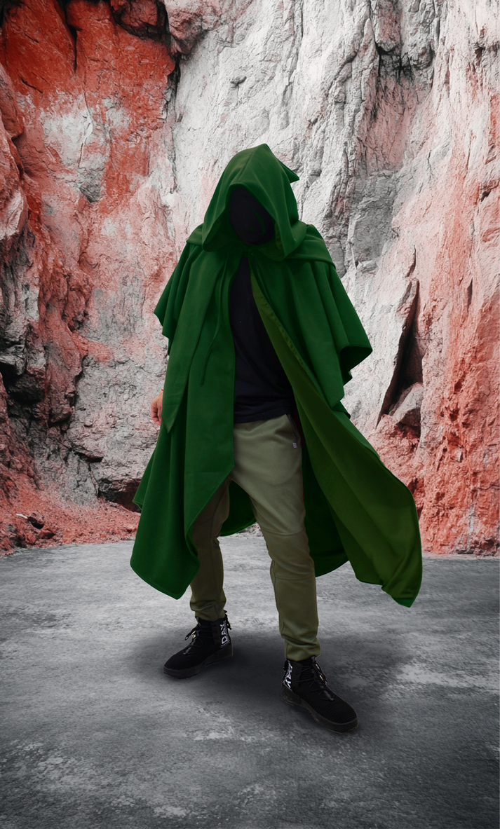 Knightweave Scout Cloak | Lightweight Hooded Fantasy Cosplay Cape