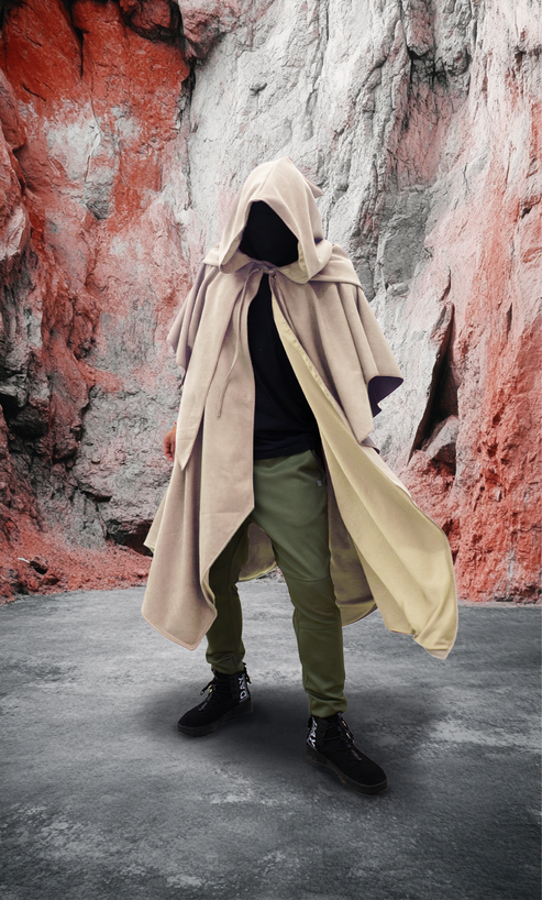 Knightweave Scout Cloak | Lightweight Hooded Fantasy Cosplay Cape