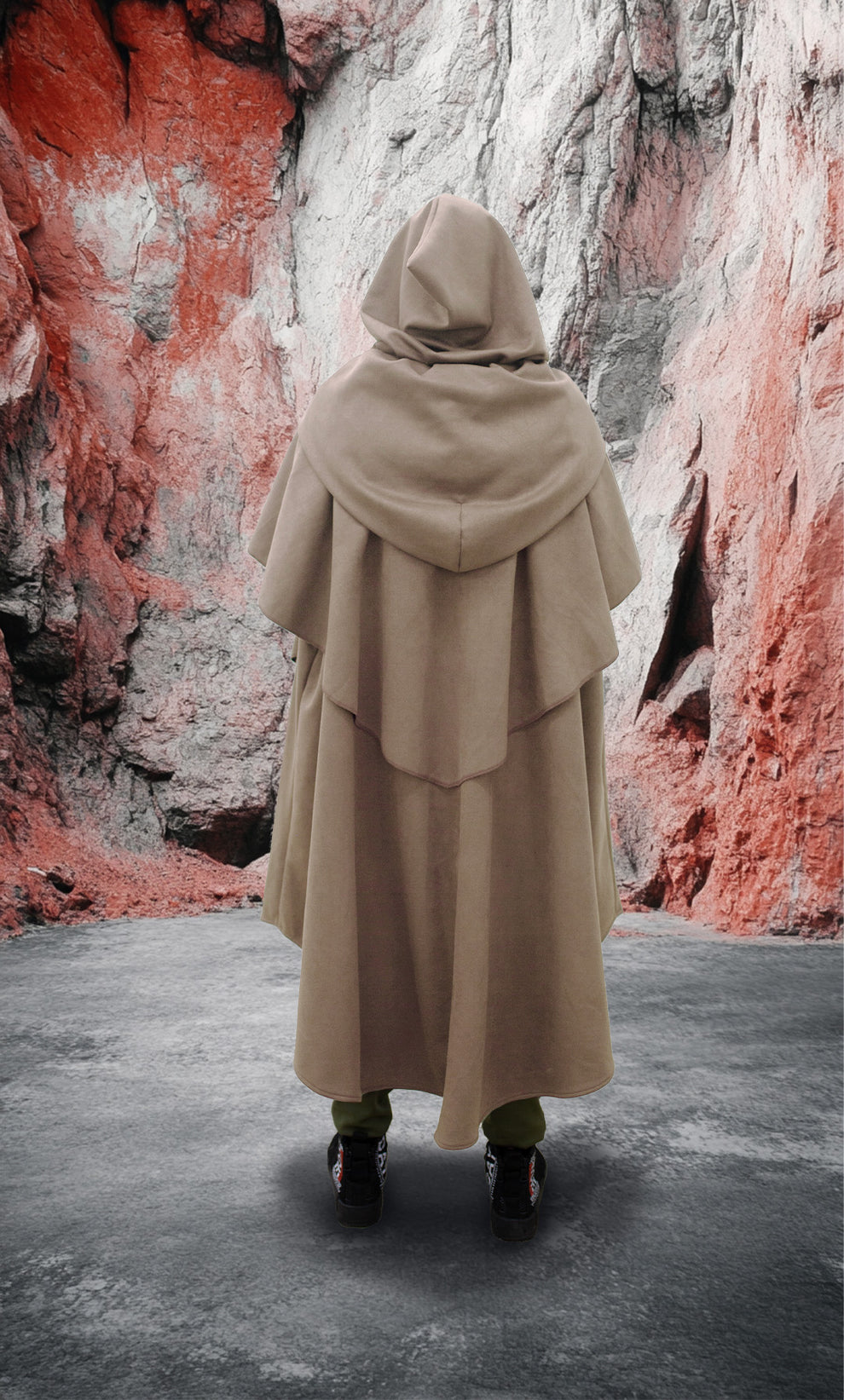 Knightweave Scout Cloak | Lightweight Hooded Fantasy Cosplay Cape