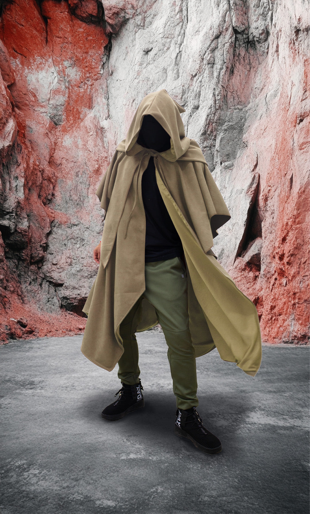 Knightweave Scout Cloak | Lightweight Hooded Fantasy Cosplay Cape