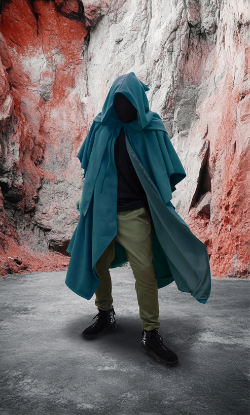 Knightweave Scout Cloak | Lightweight Hooded Fantasy Cosplay Cape