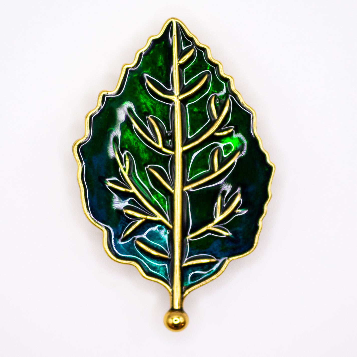 Single Leaf Brooch