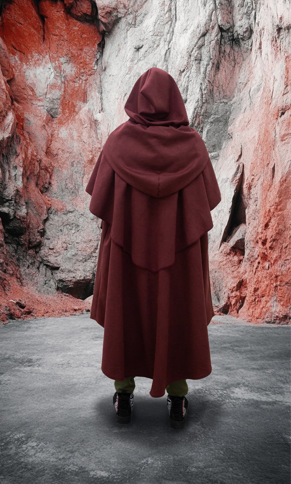 Knightweave Scout Cloak | Lightweight Hooded Fantasy Cosplay Cape