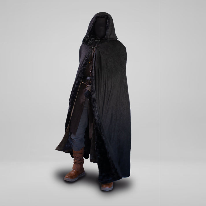 Knightweave Ranger Hooded Cloak | Fantasy Adventure Medieval LARP Cape