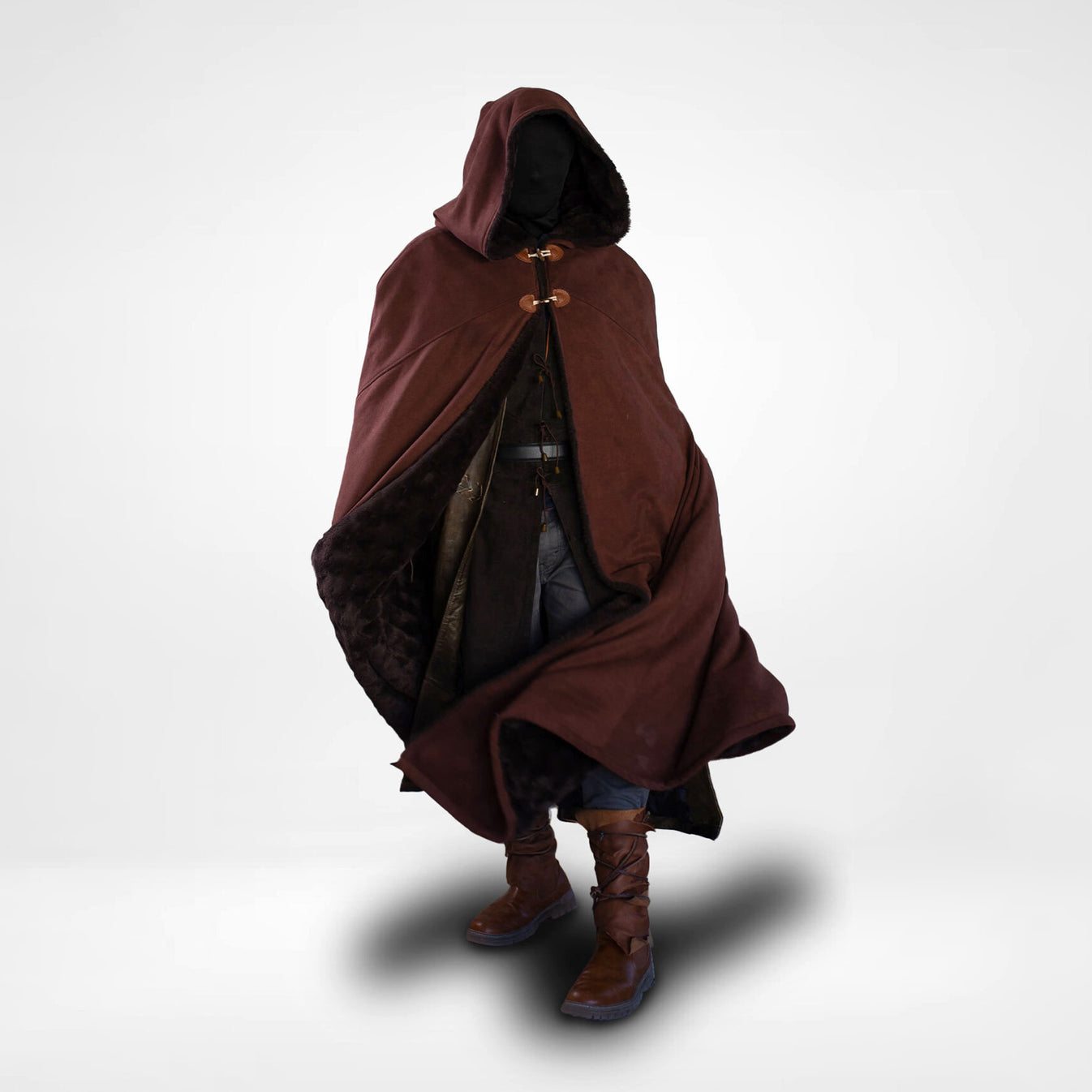 Knightweave Ranger Hooded Cloak | Fantasy Adventure Medieval LARP Cape
