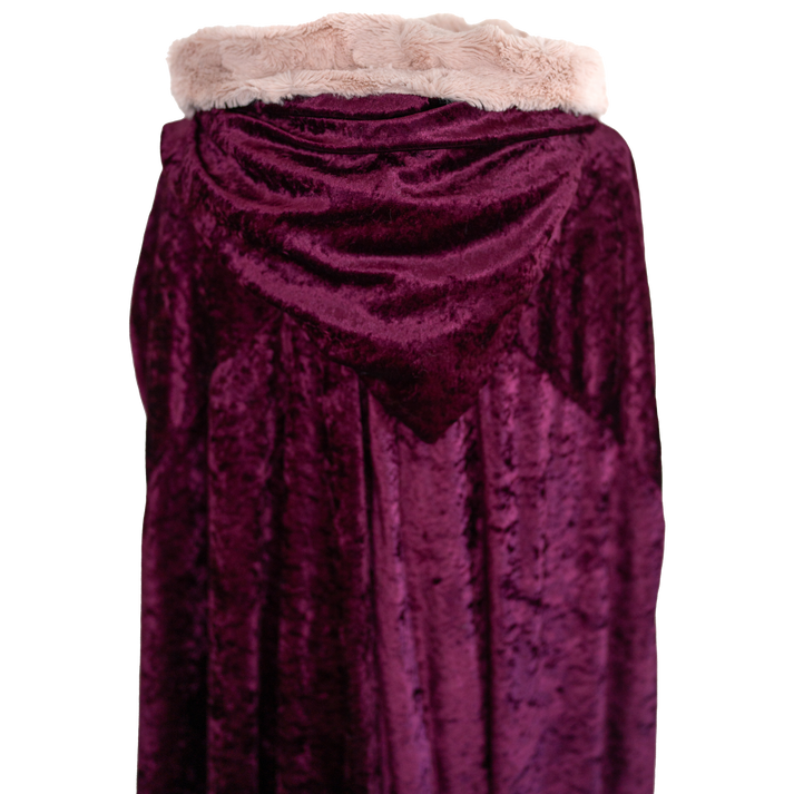KnightWeave Royal Cloak | Luxury Velvet Hooded Cape for Renaissance ...