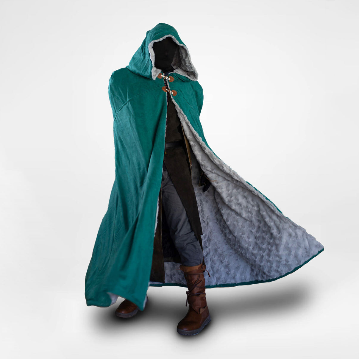 KnightWeave Wizarding Colors Cloak | Magic-Inspired Hooded Cosplay Cape